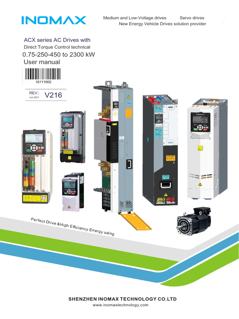 Inomax ACS580 series VFD user manual V226 | PDF