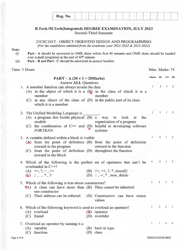21CSC101T 13.07.2023 An | PDF