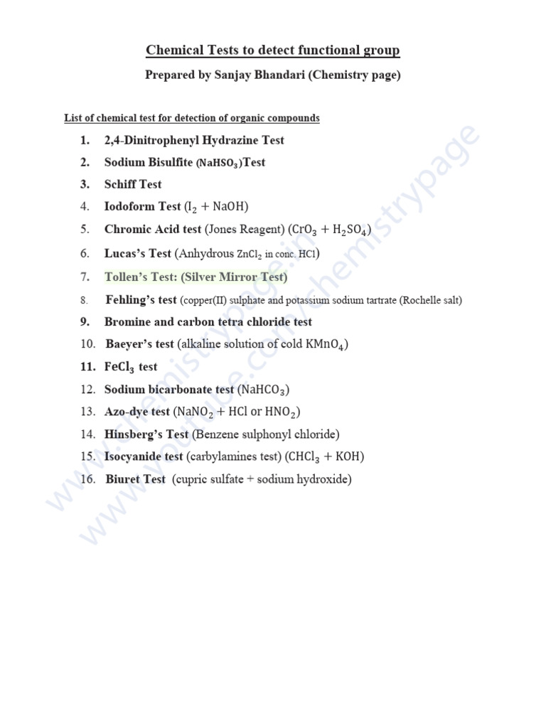 Organic Chemistry Reagents and Their Functions 2 | PDF