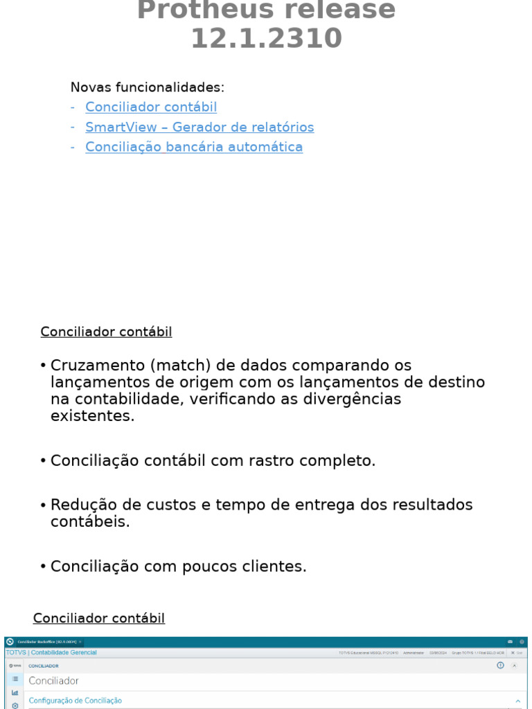 Protheus Release 2310 | PDF | Computers