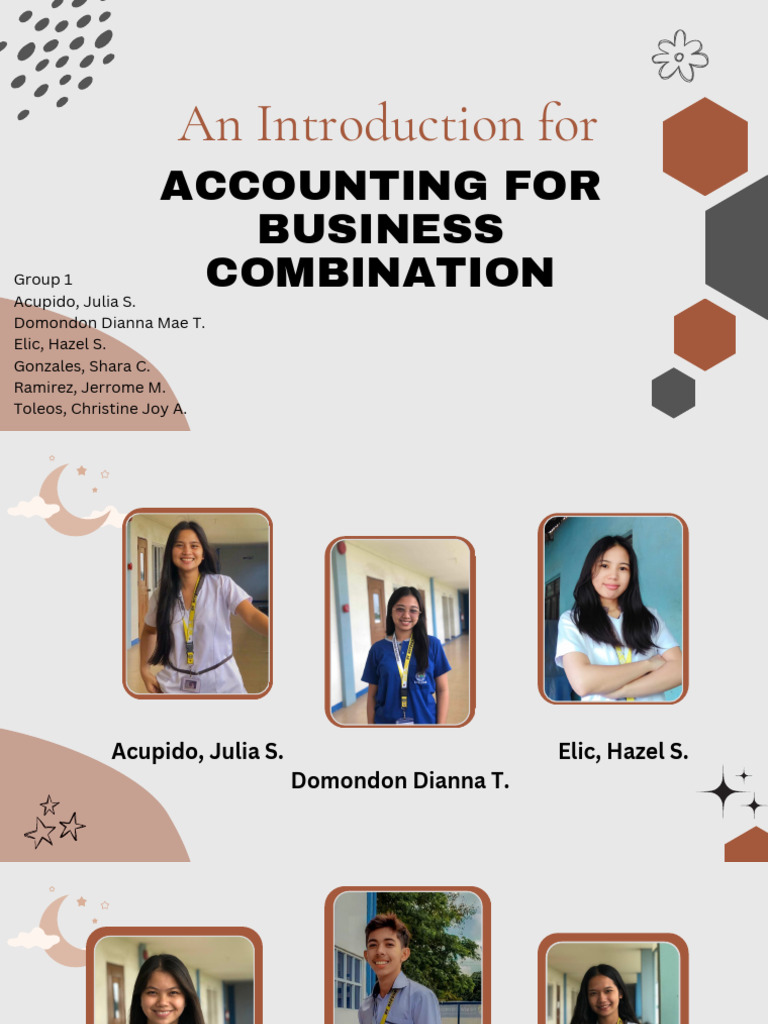 Group 1 The Introduction of Accounting For Business Combination | PDF