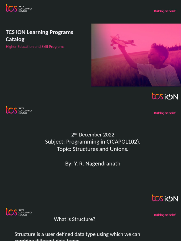 Structures and Unions | PDF