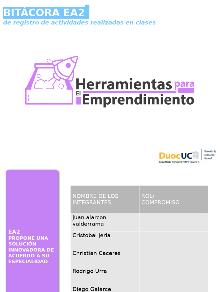 Bitácora EA2 HE Grupo Six | PDF