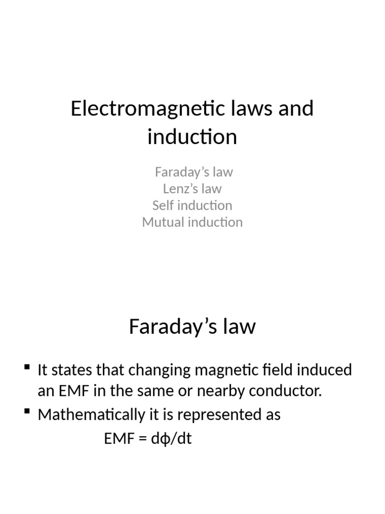 Electromagnetic Induction Explained | PDF