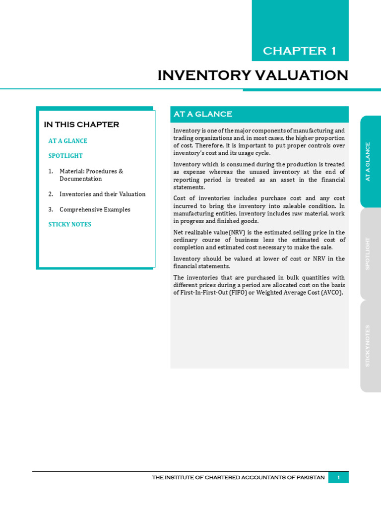Inventory Valuation | PDF