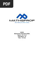 IGCSE Graphs of Functions Final | PDF | Tangent | Slope