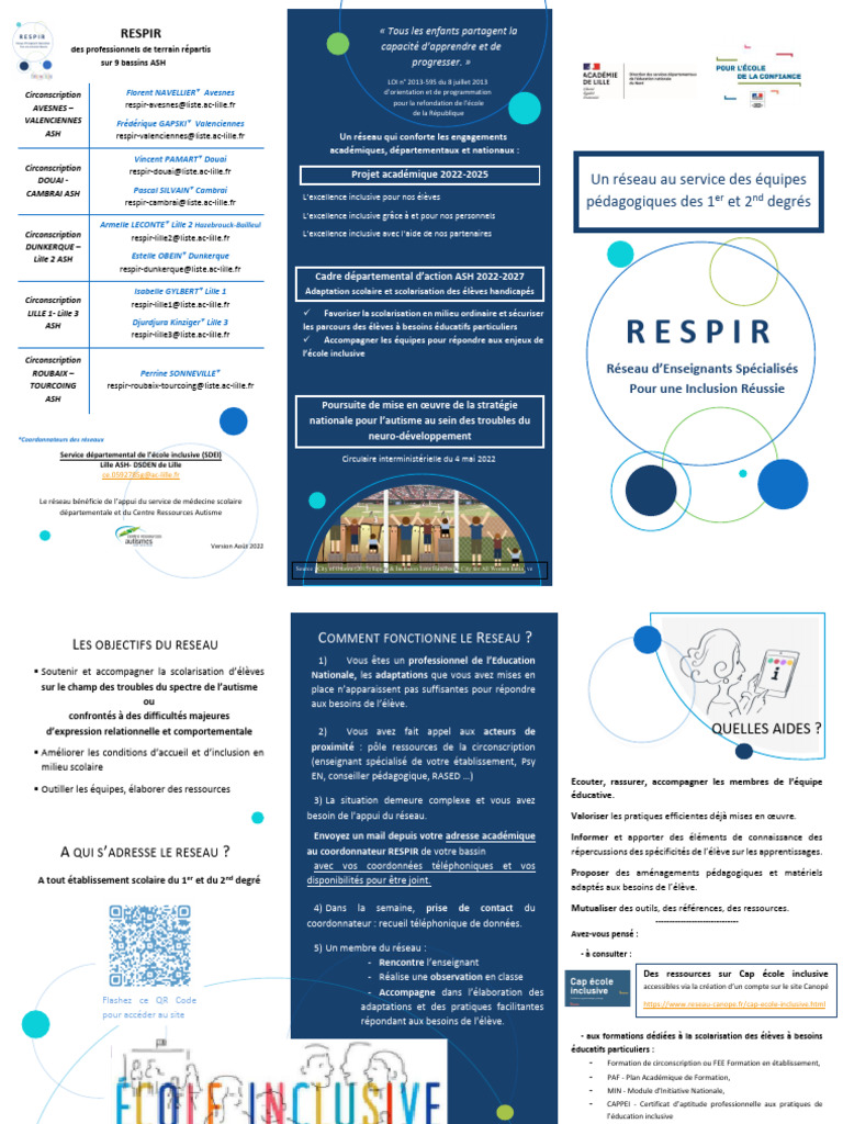 Brochure - R Seau Respir 2023 24812 | PDF | Trouble du spectre de l ...