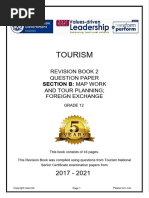 Tourism Revision Material Grade 12 Term 3 - 2024 | PDF | Corporate ...