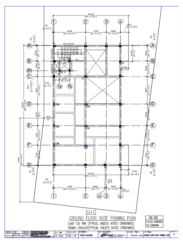 03_GROUND FLOOR ROOF FRAMING PLAN | PDF