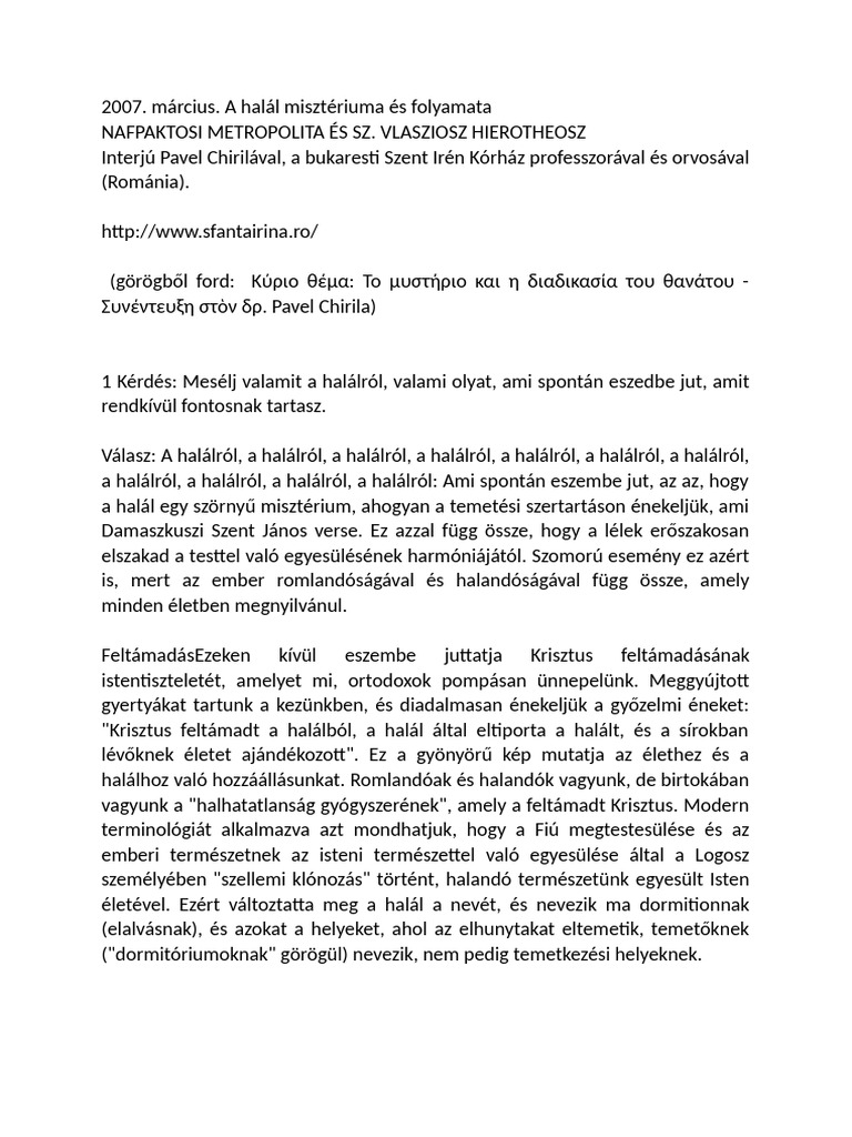 A HALÁL TITKA | PDF