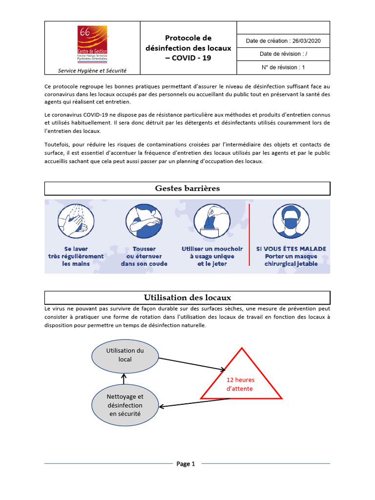 Exemple Protocole Désinfection - FT-102-Désinfection-des-locaux-COVID ...