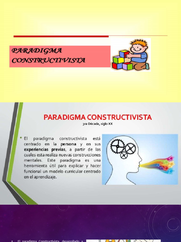 Actividad 5 Paradigma Constructivista | PDF