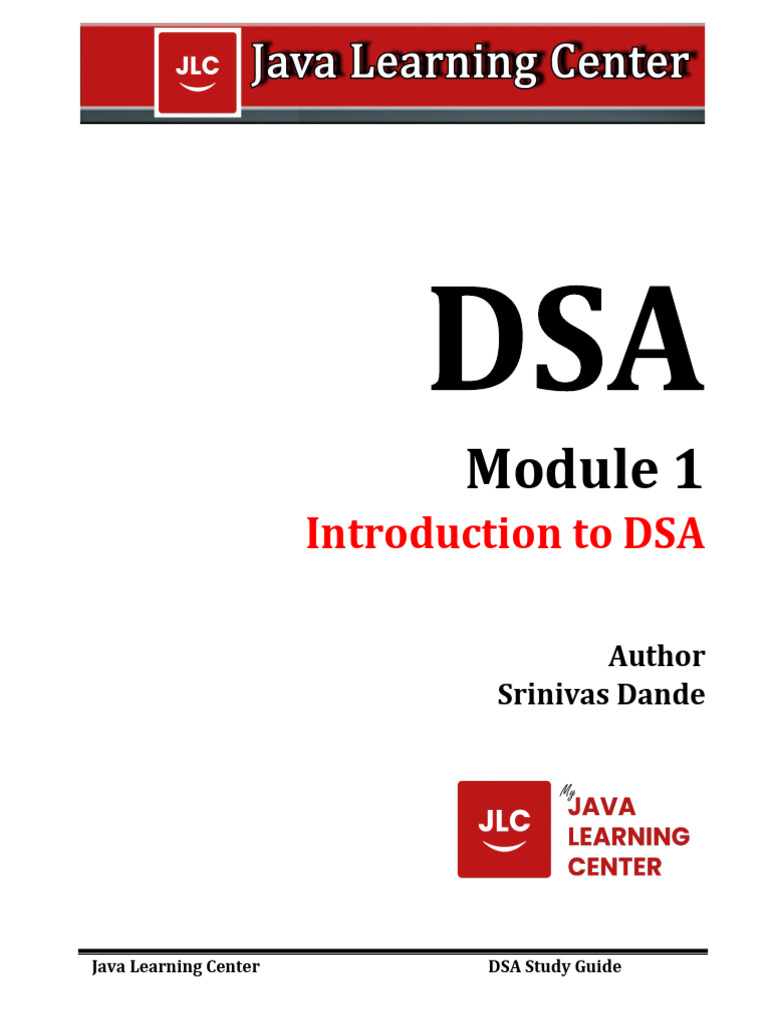Module 1 - Introduction To DSA - Final | PDF