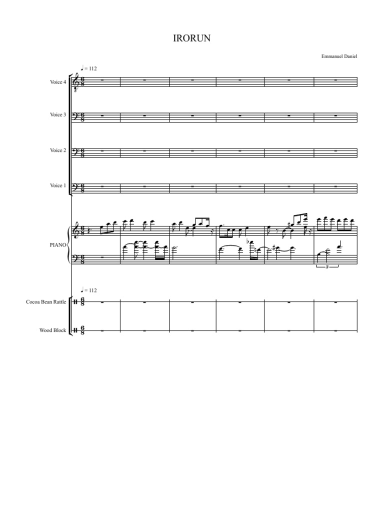 Irorun - Full Score | PDF