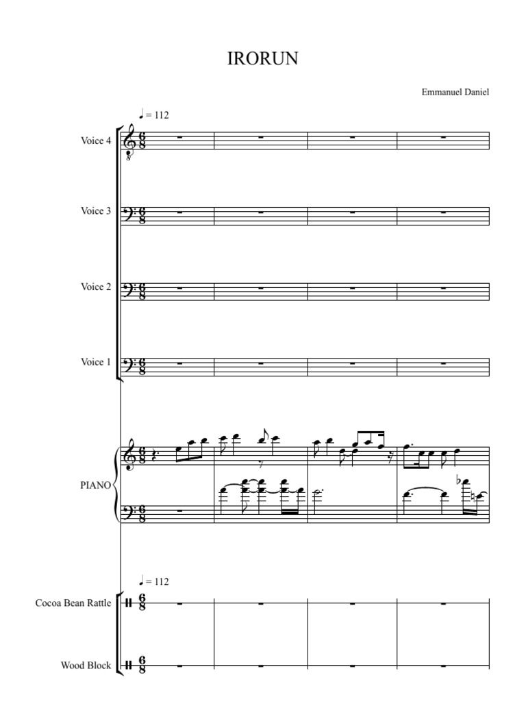 Irorun - Full Score | PDF