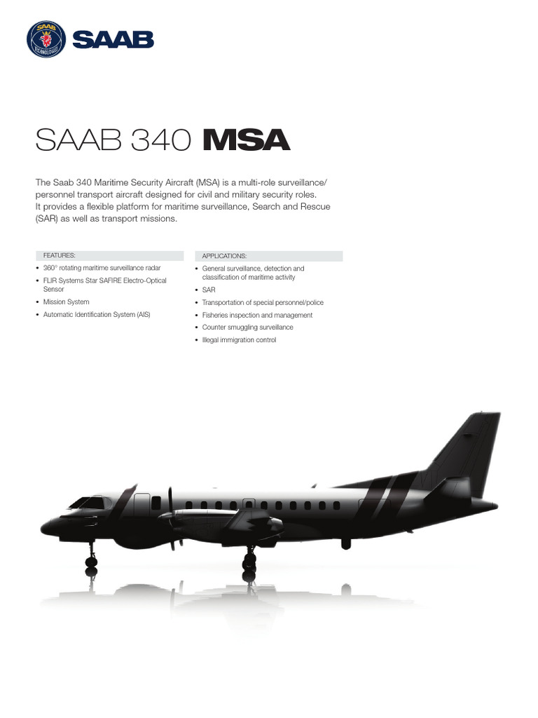 Datasheet - Saab 340 MSA | PDF