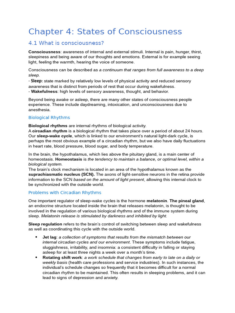 Understanding States of Consciousness | PDF | Sleep | Self-Improvement