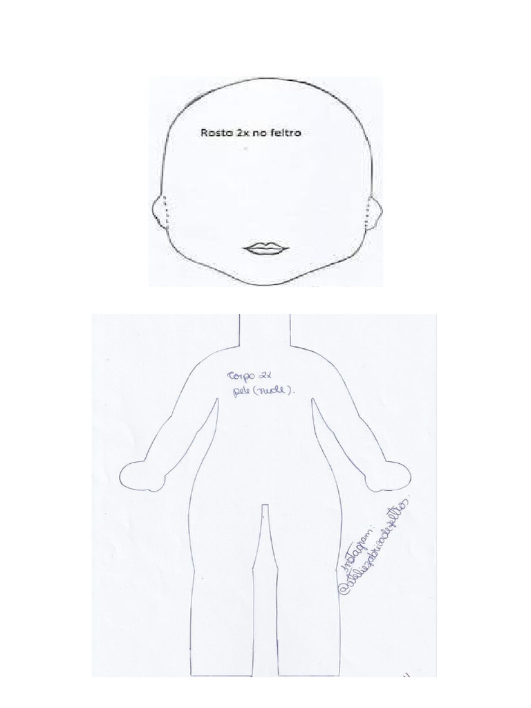 modelo corpo boneca | PDF