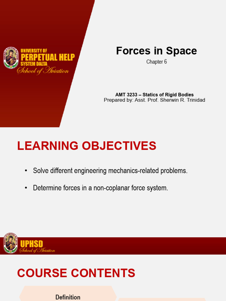 Chapter 6 - Forces in Space | PDF