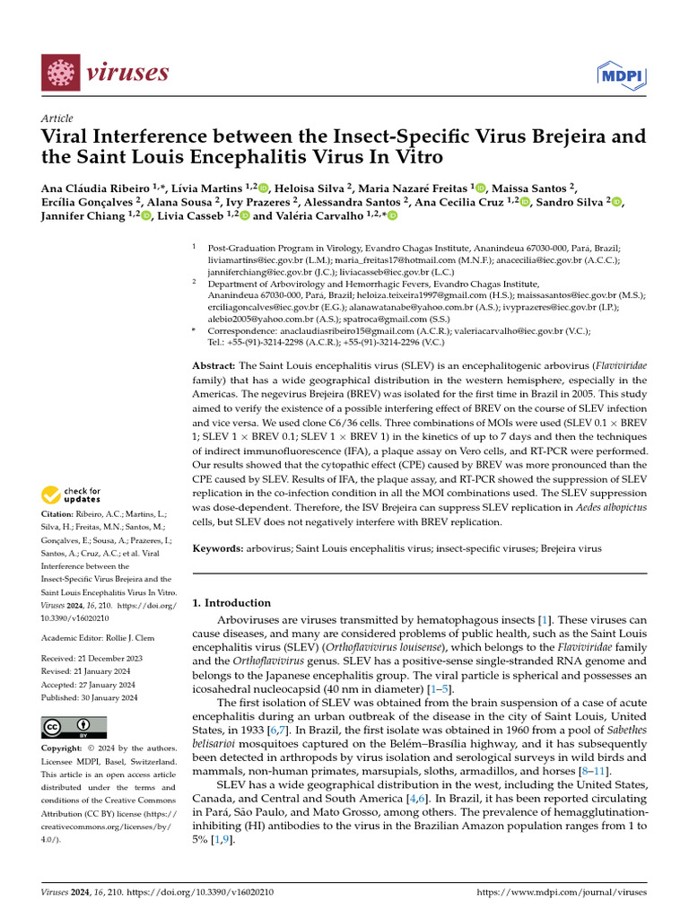 2024 Viral_Interference_between_the_Insect-Specific_Vir | PDF