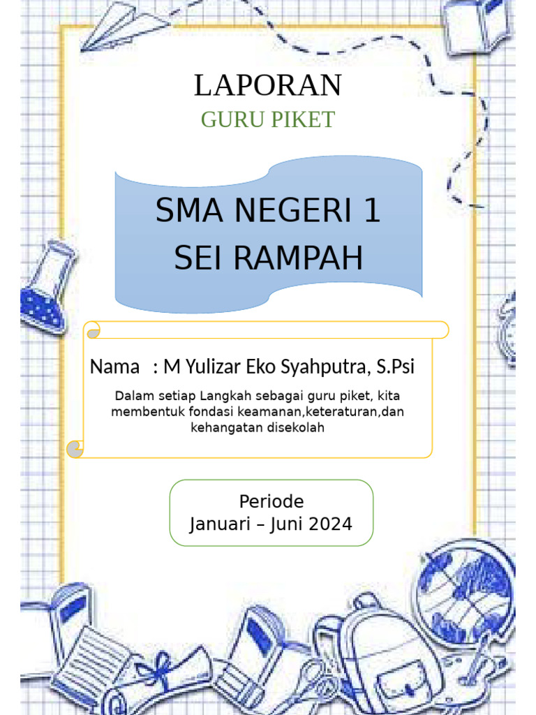 LAPORAN - GURU PIKET Eko | PDF