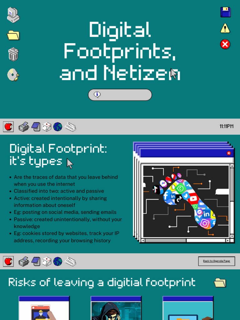 Digital Footprints, and Netizen | PDF