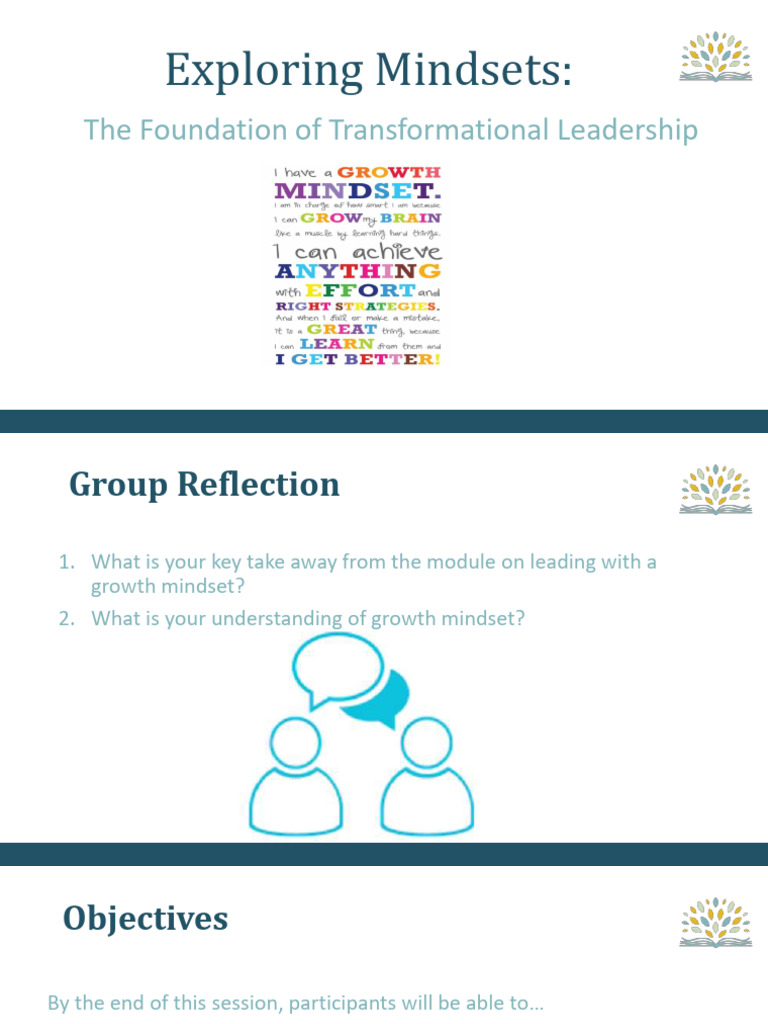 S1 - Mindsets (Fixed and Growth Mindset) | PDF