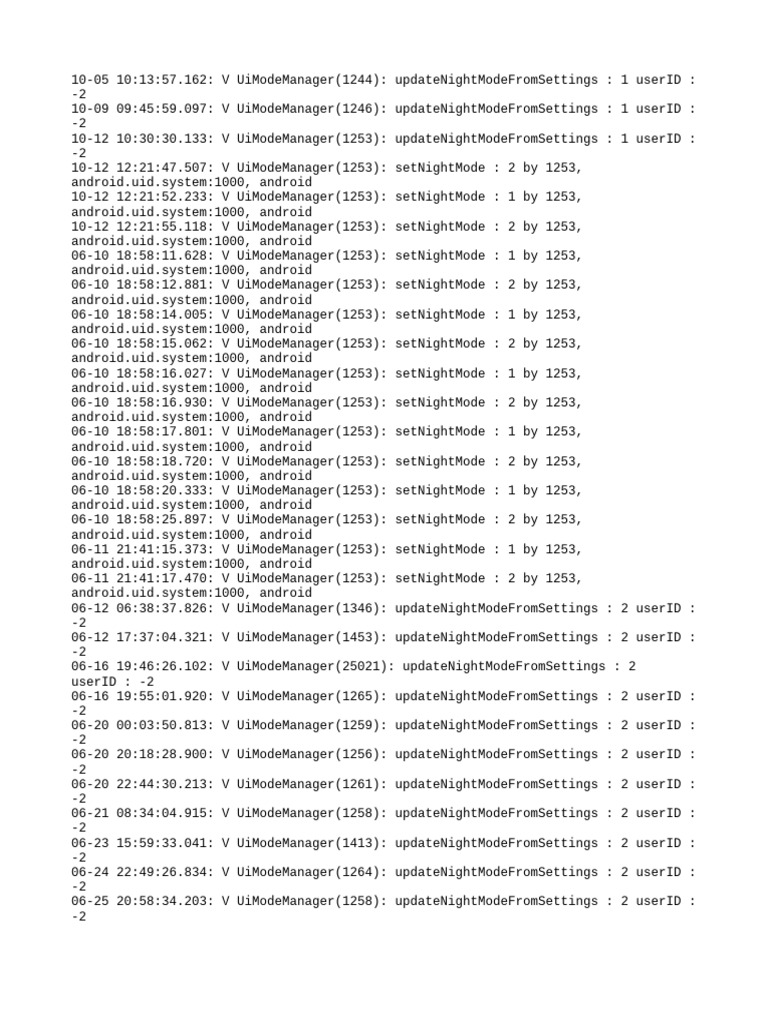 Dark Mode Log1 | PDF
