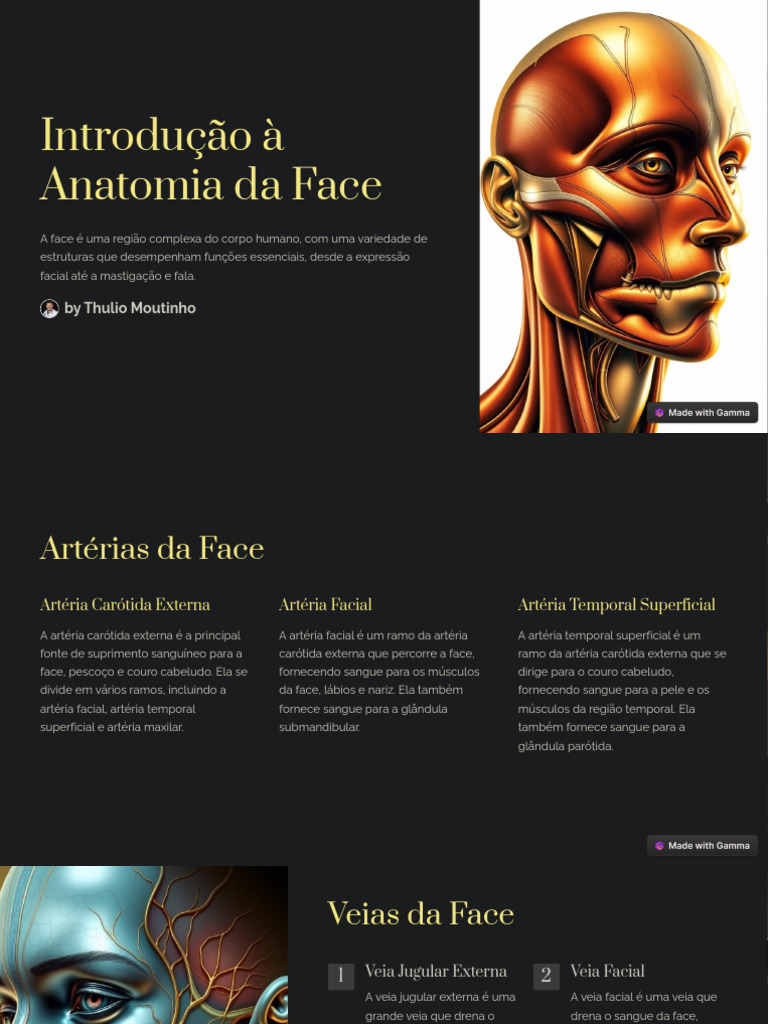 Introducao A Anatomia Da Face | PDF