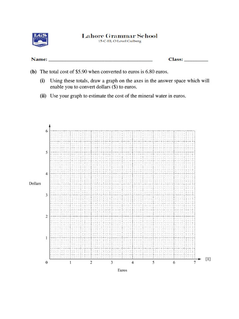 Graphs in practical Situations | PDF