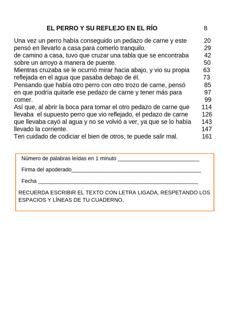 El Perro y Su Reflejo en El Río 8 | PDF