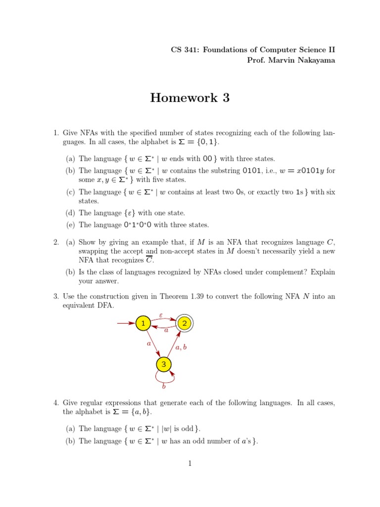 Homework 3 | PDF | Computer Programming | Linguistics