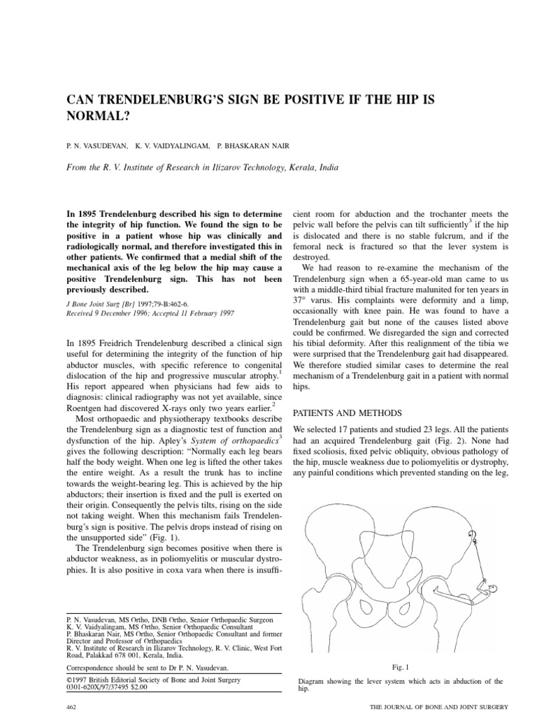 Trendelenburg | Hip | Human Leg