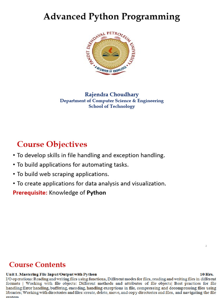 Lecture 1-2 Introduction | PDF