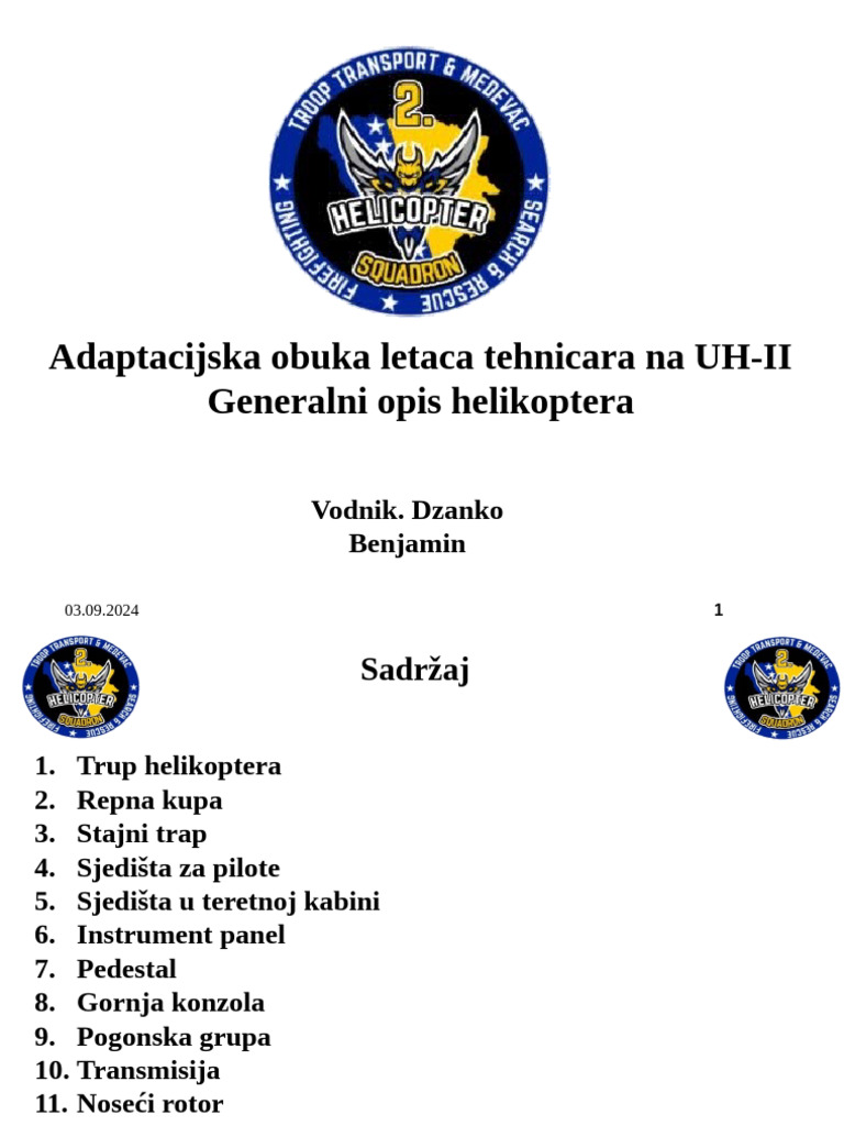 Generalni Opis UH2 | PDF