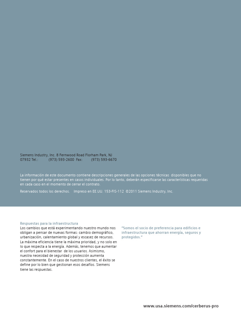 Cerberus UL System Brochure-Optimz | PDF