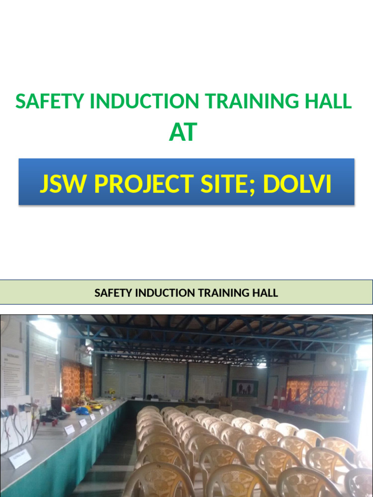 Dolvi Safety Induction Training Overview | PDF | Computers | Technology ...