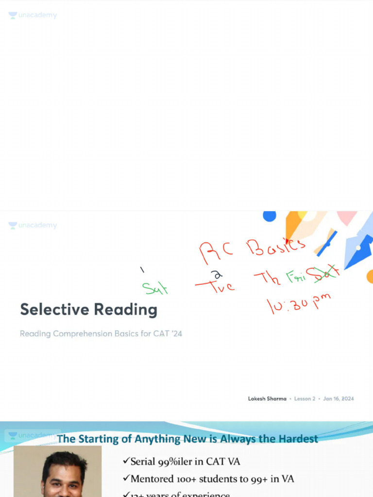 Selective Reading With Anno | PDF