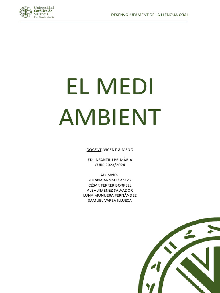 El Medi Ambient | PDF