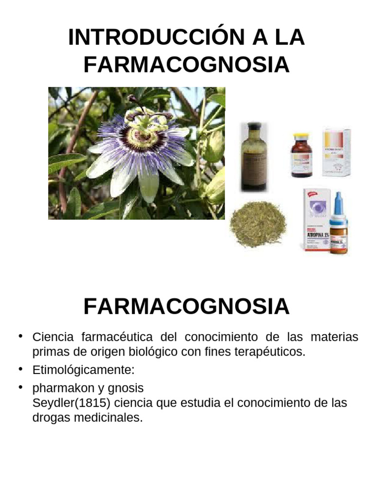 Farmacognosia I Parte I | PDF