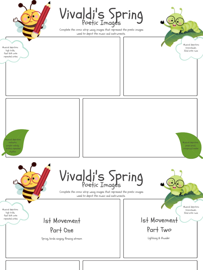 Vivaldi Spring Comic Strip | PDF