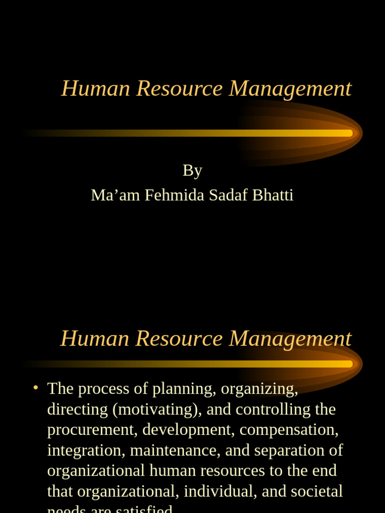 Human Resourse Management | PDF | Recruitment | Business