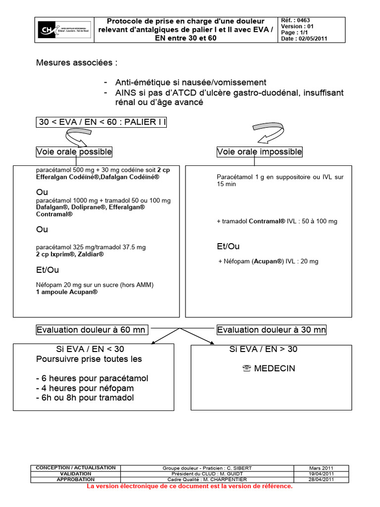 0463-Protocole de Prise en Charge D'une Douleur Relavant D'un ...