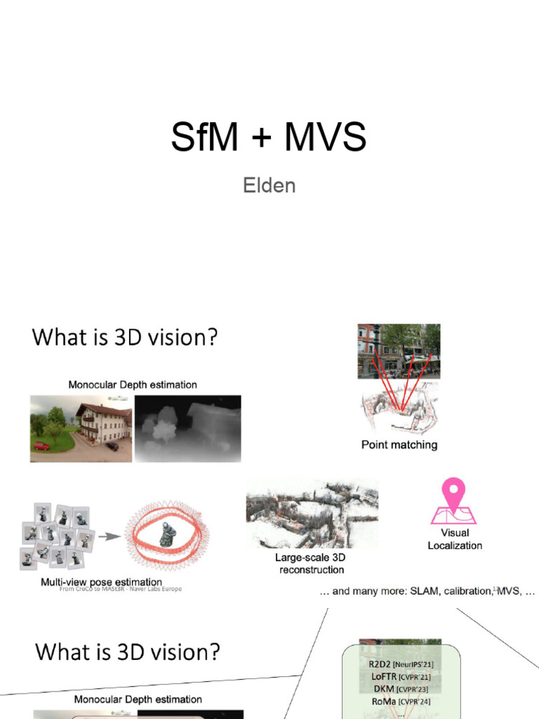 SfM+MVS - full (1) | PDF