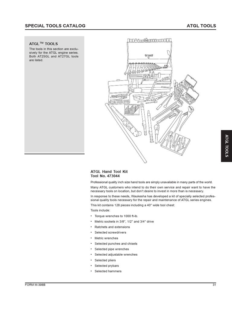 Catalogo de Ferramentas Especiais | PDF
