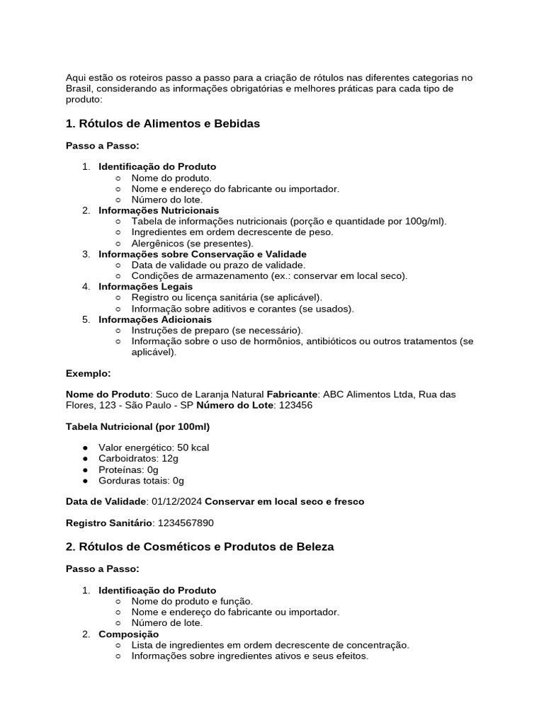 Conteudo Aula de Rótulos | PDF