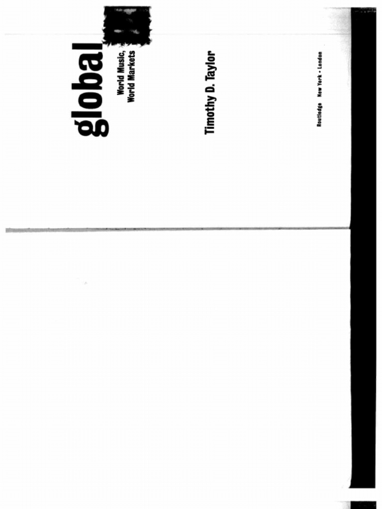Taylor - Popular Musics and Globalization | PDF