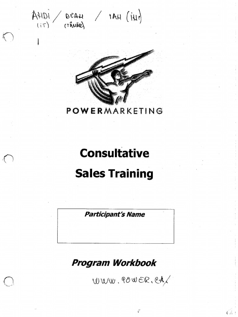 Consultative Sales Training | PDF