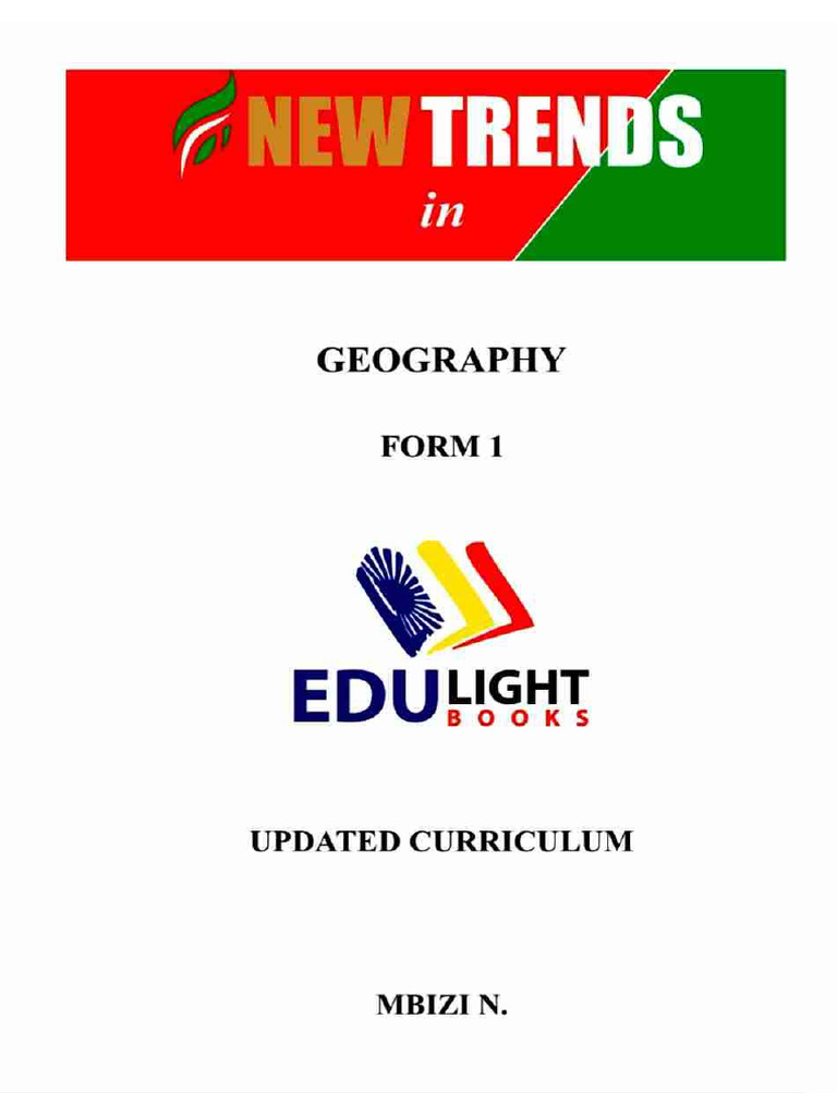 ZJC New Trends in Geography Form 1-1 | PDF