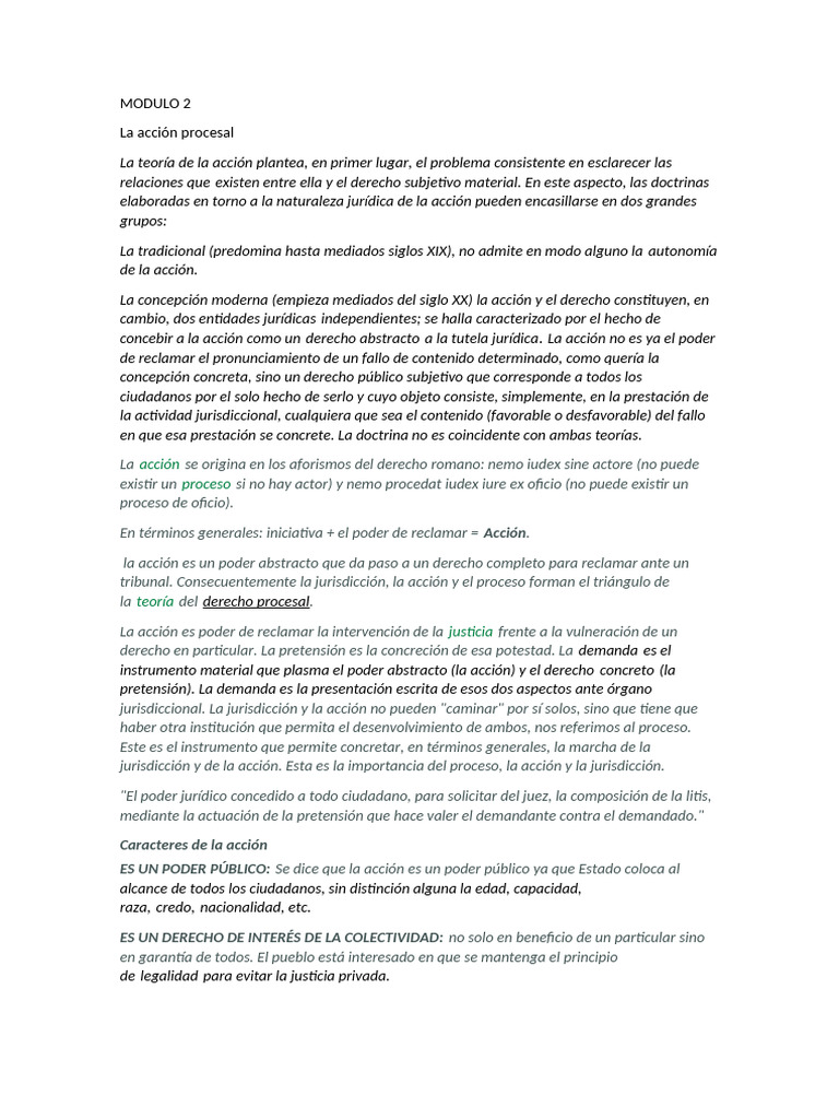 Mod 2 PROCESAL | PDF